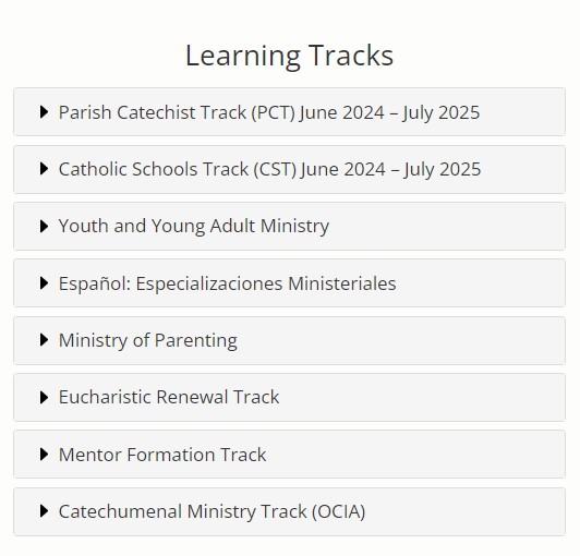 Register for a course - Diocese of Covington