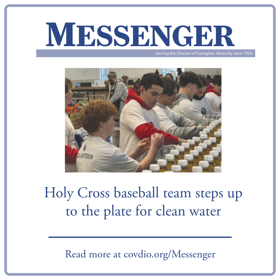 Holy Cross baseball team steps up to the plate for clean water ...