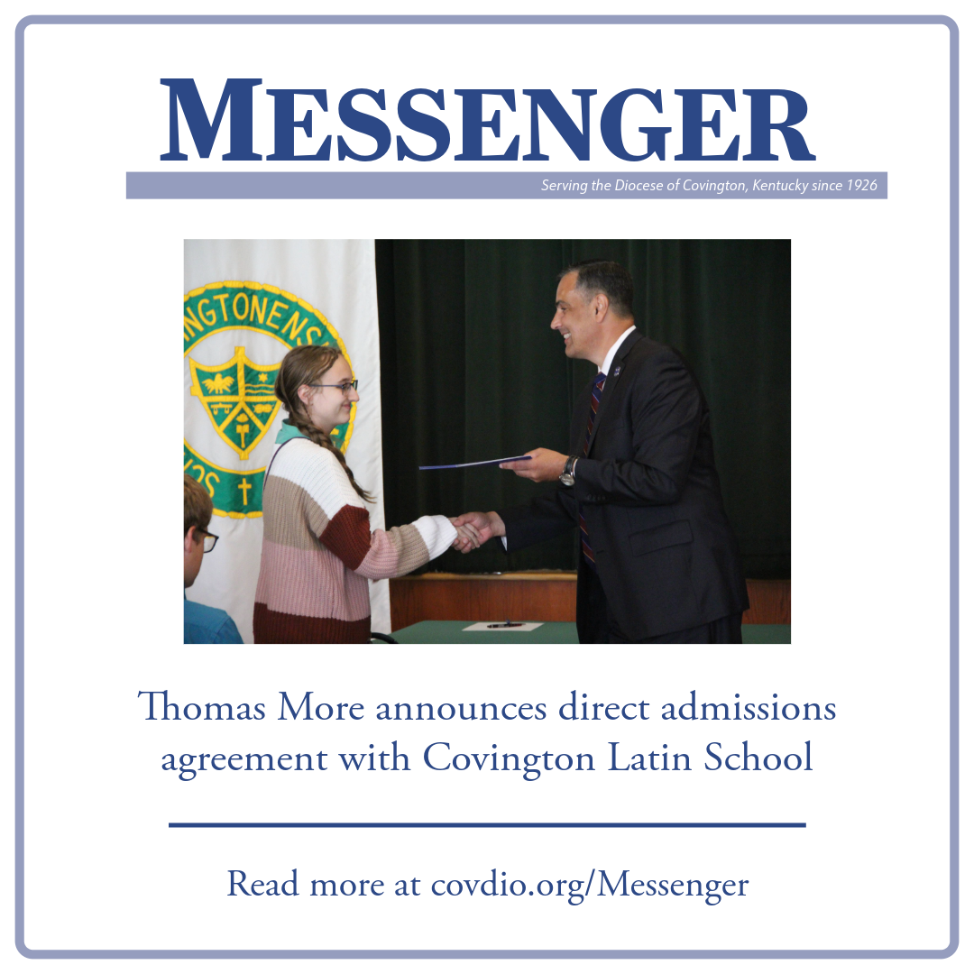 Thomas More announces direct admissions agreement with Covington Latin School - Diocese of Covington