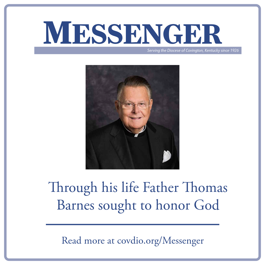 Through his life Father Thomas Barnes sought to honor God - Diocese of ...